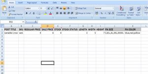 How to Import Variable Product in WooCommerce with 1 Excel Row? - WPFactory